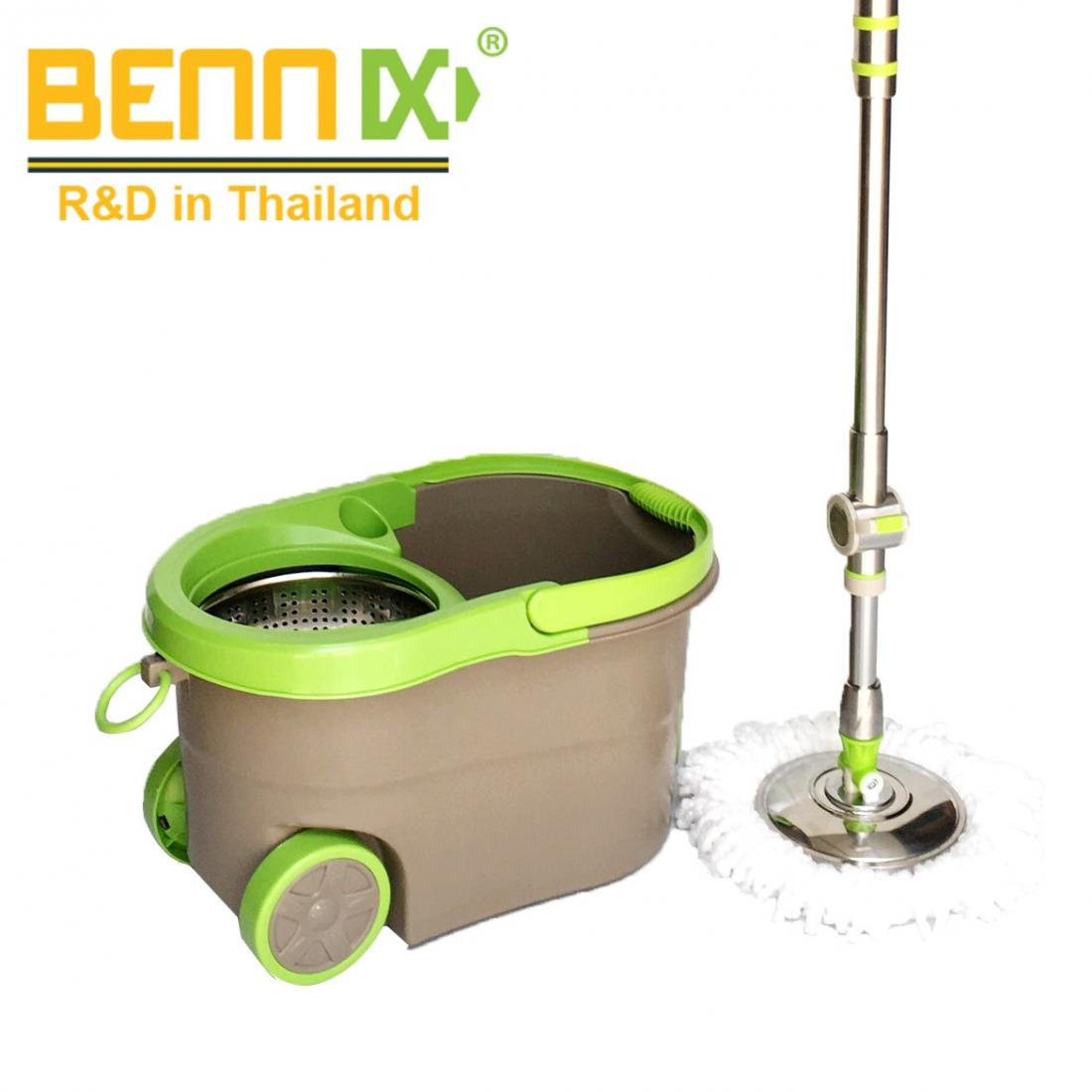 Cây lau nhà Bennix BN-555-Super cán inox